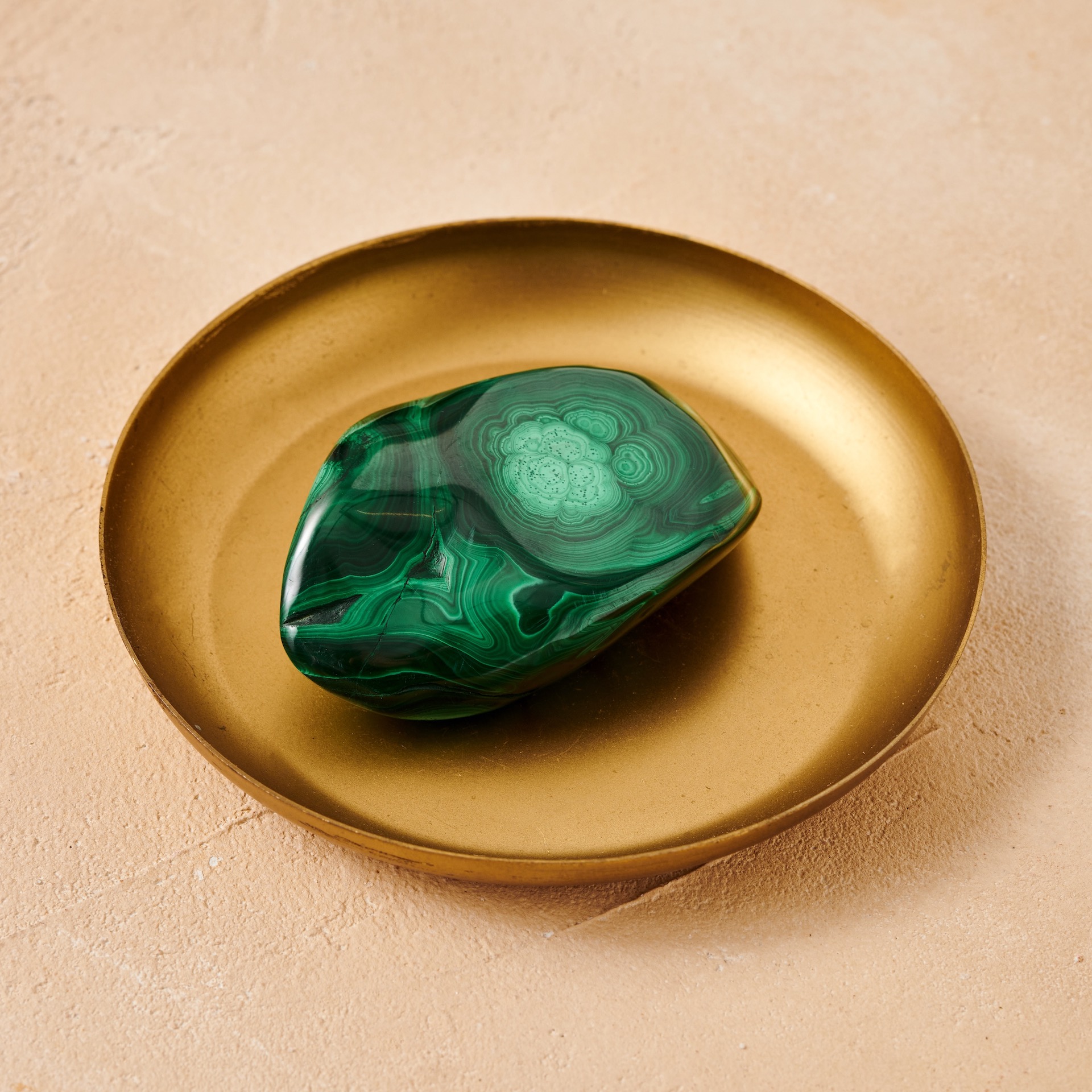 Malachiet edelsteen - Kristallen - Happinez - Reiki Wereldwijd